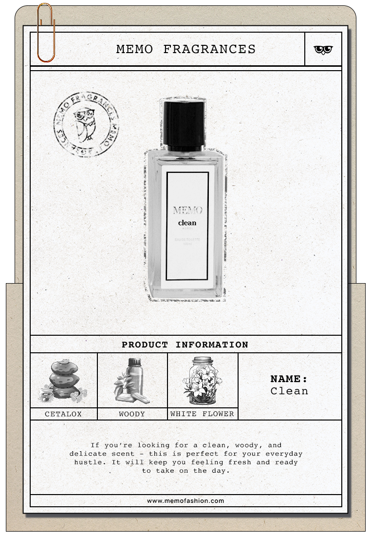 Memo Clean EDT For Women